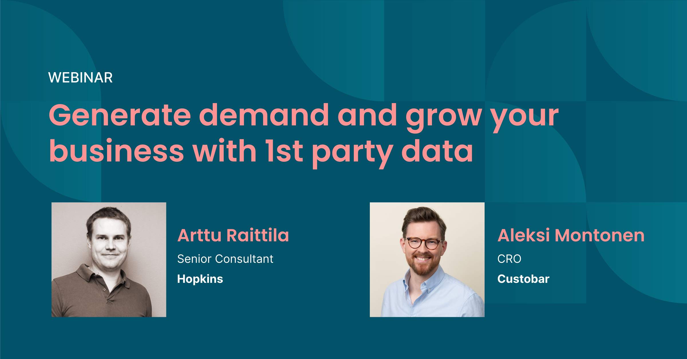 Webinar recording: Generate demand and grow your business with 1st party data